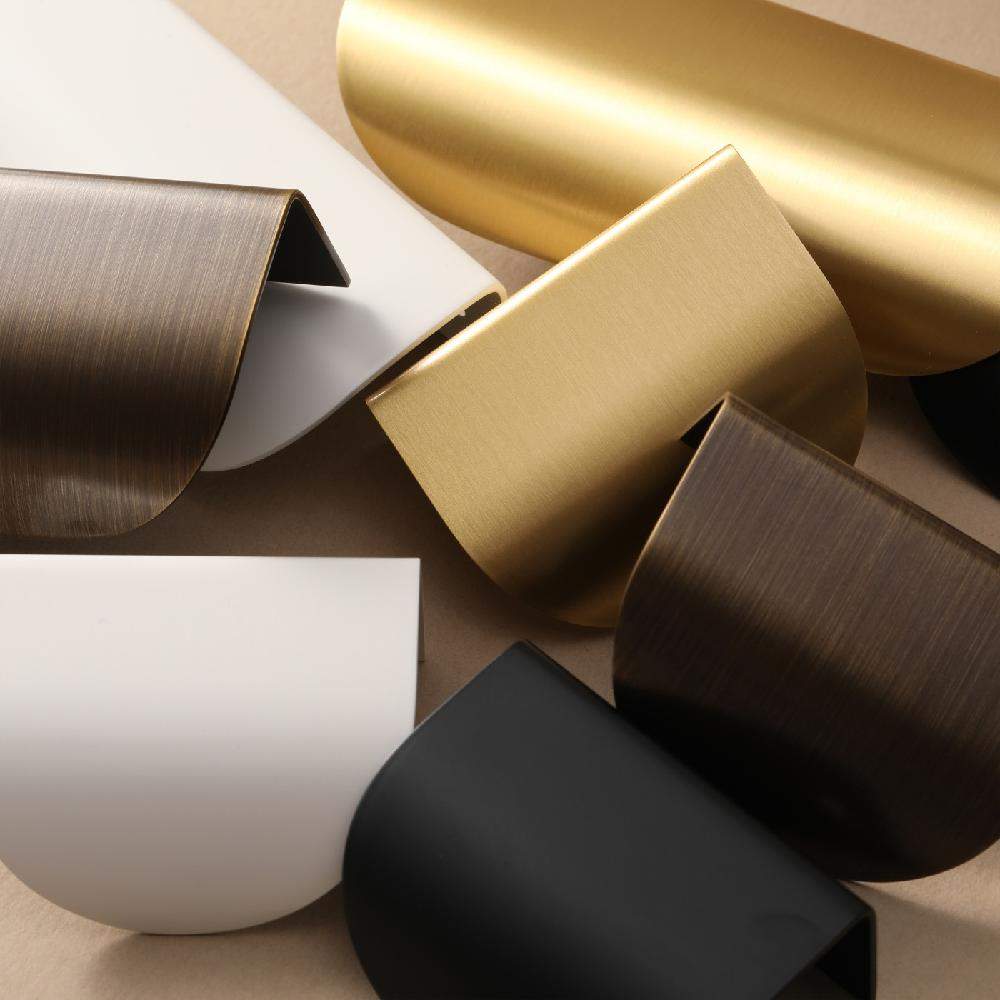 Maxery Modern Concise Edge Pull Handle Cute Round Head Solid Brass ...